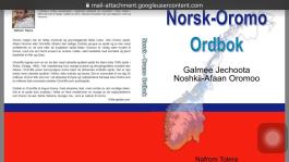 Norsk Oromisk Ordbok Biblioteksentralen